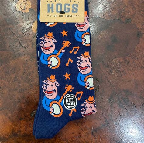 Hogs Bonfolk Socks • Hogs For The Cause New Orleans La Hogs For The Cause New Orleans La