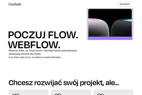 Poczuj Flow Webflow Webflow
