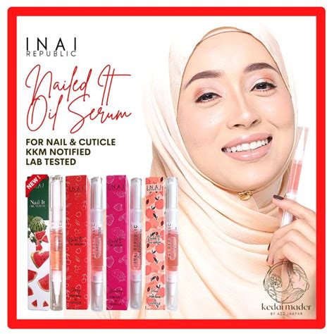 Inai Republic Serum Kuku Nail Serum Hq Original Vitamin Kuku