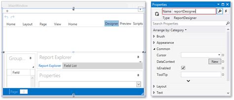 Add An End User Report Designer To A Wpf Application Net Reporting Tools Devexpress
