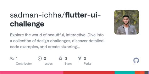 Github Sadman Ichha Flutter Ui Challenge Explore The World Of Beautiful Interactive Dive