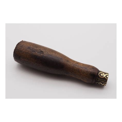 Early Chisel Handle With Decorative Ferrule