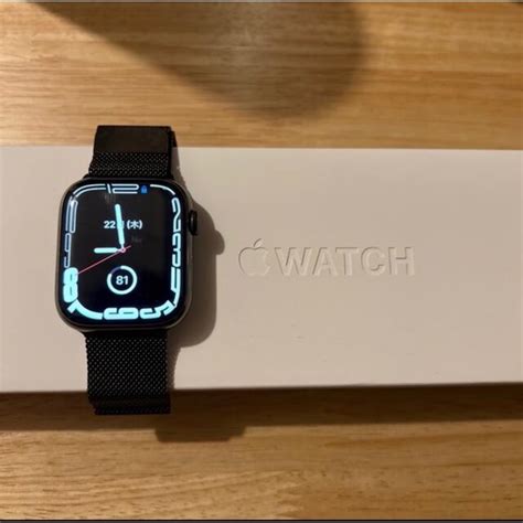 Apple Watch 最終値下げ！apple Watch 7 本体 45mm ステンレス グラファイトの通販 By たたやs Shop