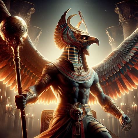 Amon Ra Primordial Egyptian God By Gallerybrisart On Deviantart