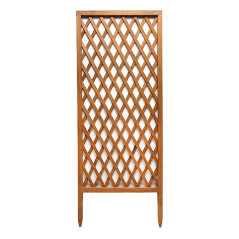 Wooden Trellis With Lattice Design