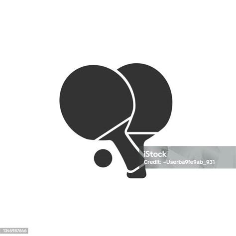 탁구 회색 라인 아이콘 스포츠 심볼 벡터 일러스트레이션 테니스에 대한 스톡 벡터 아트 및 기타 이미지 테니스