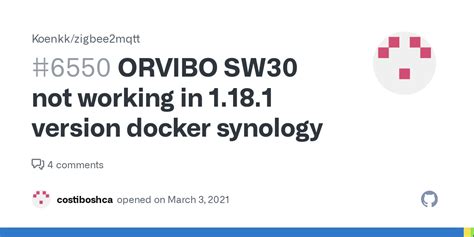 ORVIBO SW30 Not Working In 1 18 1 Version Docker Synology Issue 6550