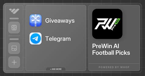 Prewin Ai Football Picks Whop