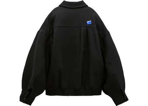 Ader Error X Zara Oversized Bomber Jacket Black Fw22 Us