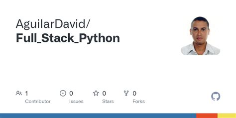Github Aguilardavidfullstackpython