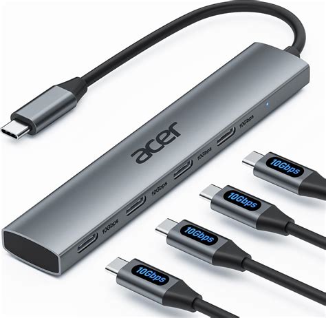 Acer Usb C Hub 10gbps Type C Splitter With 4 Usbc 32 Port