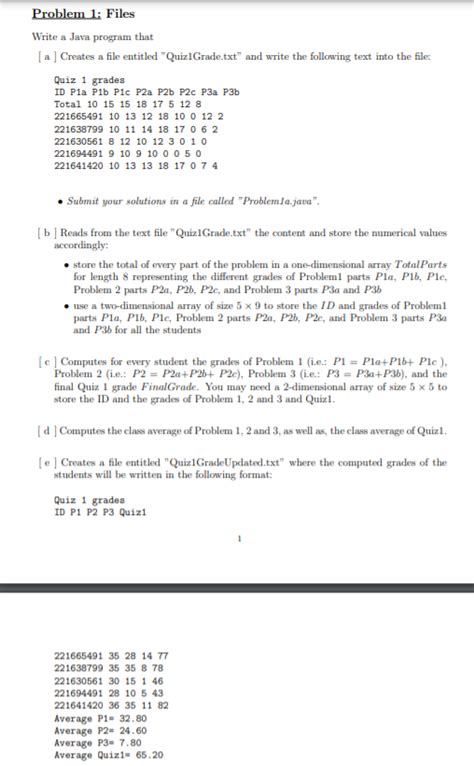 Solved Problem Files Write A Java Program That A Chegg Com