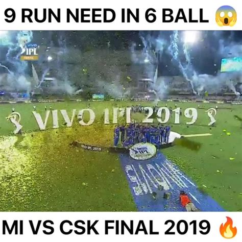 Ipl 2019 Final T20 Csk Vs Mi Last Over Thriller One News Page Video