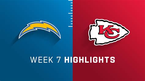 Los Angeles Chargers Vs Kansas City Chiefs Highlights Week 7