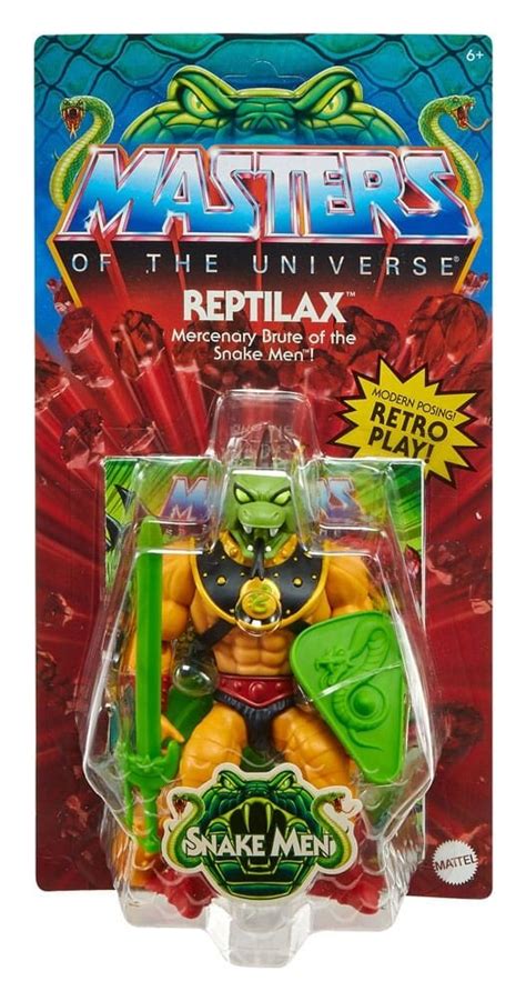 Masters Of The Universe Origins Action Figure Snake Men Reptilax 14 Cm