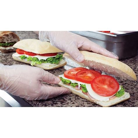 Vinyl Clear Powder Free Disposable Gloves Protective Trade Group