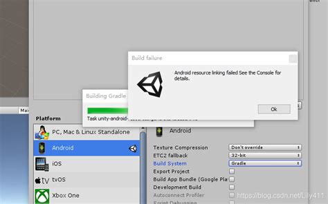 Unity3d安卓打包时报错解决方法unityeditorbuildplayerwindowbuildmethodexception