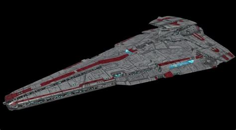 Star Wars Ship Design With Red And Blue Lights Tàu Vũ Trụ