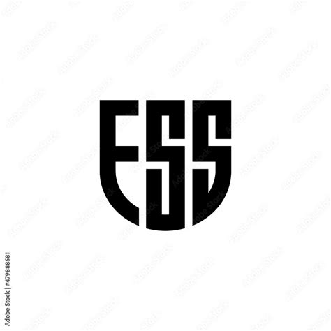 Fss Letter Logo Design With White Background In Illustrator Vector
