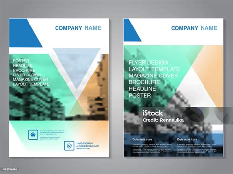 삼각형 디자인 추상적인 전단지 단색 건물의 배경 벡터 현대 브로슈어 레이아웃 템플릿입니다 A4 크기에 대 한 가로 세로