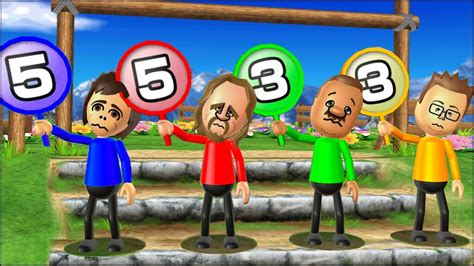 Wii Party MiniGames Player Vs Ryan Vs Marco Vs Oscar 4 Players On