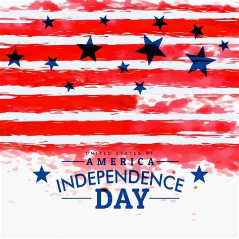 Free Vector American Independence Day Background With Grunge Flag