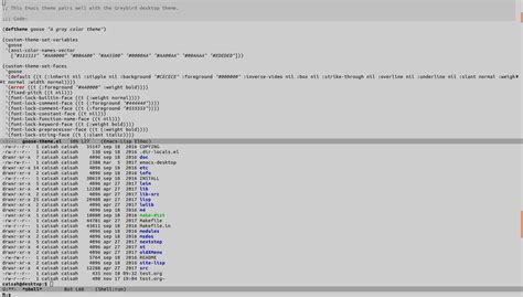 Goose Theme Emacs Themes