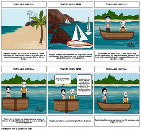 Ang Tsinelas Ni Jose Rizal Storyboard Par Mar85666