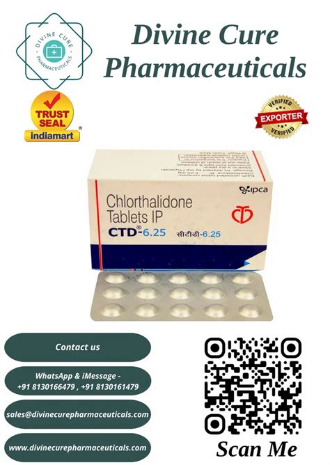 Chlorthalidone 6 25mg Tablets At Rs 3000 Box In Ghaziabad Id
