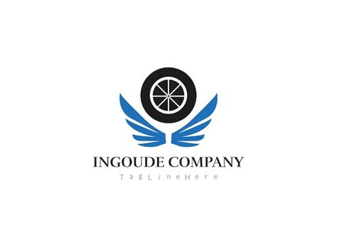 Logo Du Garage Automobile Combination Doutils Automobiles Engrenages