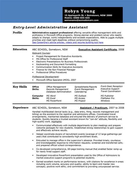 20 Free Administrative Assistant Resume Samples Template Lab