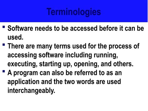 Computer Computer Software Topic Three Ppt