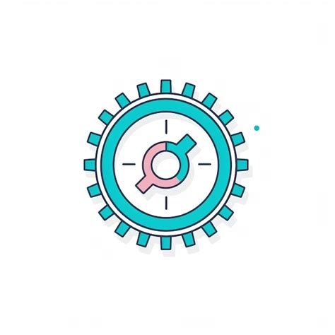 Settings Icon Gear And Configuration Symbol Art Logo Illustration Premium Ai Generated Image