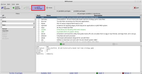 Graphical Frontends For Pacman In Arch Linux Ostechnix