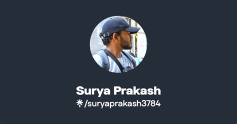 Surya Prakash Instagram Linktree