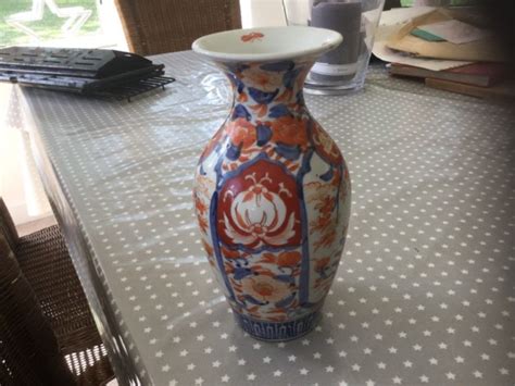 Antique Chinese Imari Vase Oriental 23 Cm Tall Appraisals Valuations By Irv Graham