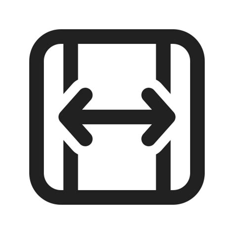 Table Resize Column Regular User Interface Gesture Icons