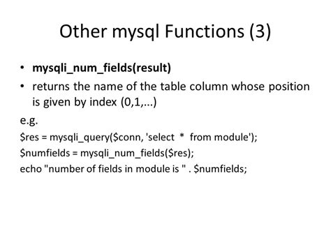 Php With Mysql Ppt Download