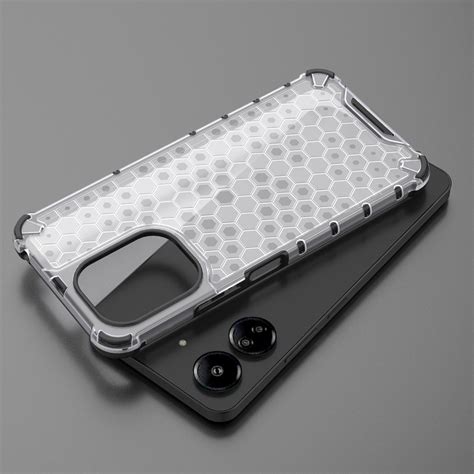 Hard Casing Xiaomi Redmi C G G Case Half Transparent Redmi Cover Beehive Phone Housing