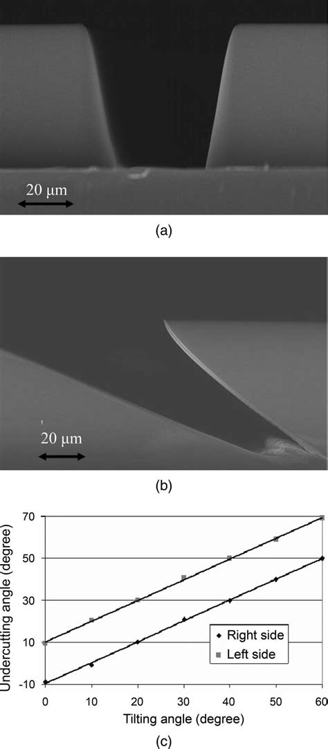 Waveguide Undercut Facets With Different Angles A Waveguide Facets