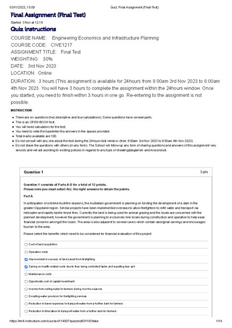 quiz final assignment final test final assignment final test started 3 nov at 12 quiz