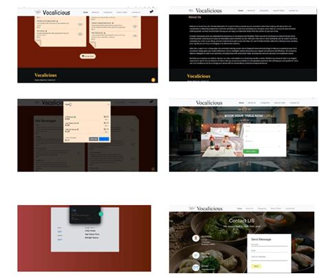 Vocalicious Voice Assisted Food Ordering Web Application