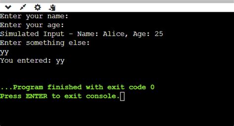 Console Setin Method In C Tpoint Tech