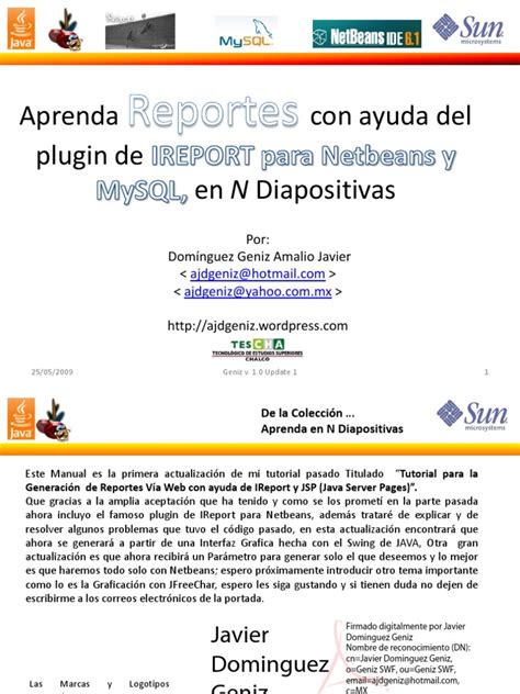 Aprendareportes Ireport Java Pdf