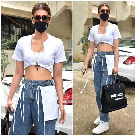 Kriti Sanon In Rock White Crop Tops In Summer 1 K4 Fashion