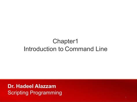 chapter 1 introduction to command line pdf