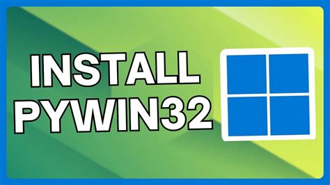 How To Install PYWin32 In Python On Windows 10 Or 11 Install Pywin32 Pip Win 10 11 Easy