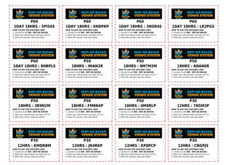 Piso Wifi Voucher Code Instructions Pdf
