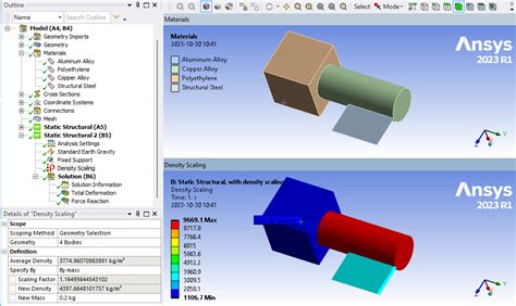 Density Scaling 2311 Created By Edr Medeso Ansys Developer Portal