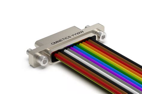 Low Profile Micro D Discrete Wired Wd Omnetics Connector Corp